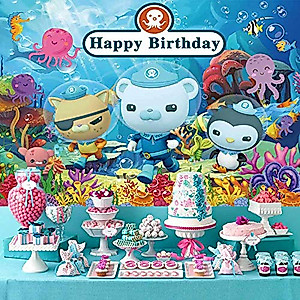 Octonauts Backdrop | Octopus Background | Birthday | Boy | Under The Sea Animals | Party Supplies | Photography 7x5Ft