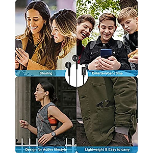 iFory USB C Earphones, HiFi Stereo Type C Earbuds Stereo in-Ear Earbud USB C Headphones with Mic and Volume Control Compatible with Google Pixel 3/2/XL, Sony XZ2, iPad Pro Black