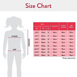 Barbie Swimming Costume | Girls Swimsuit One Piece | 14 | Official Merchandise Multicolor