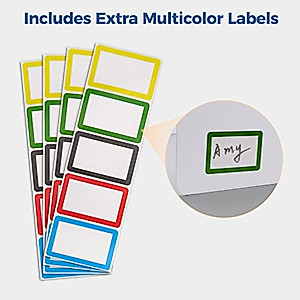 22 Pack Classroom Privacy Shields for Student Desks - Easy to Clean Plastic Sneeze Guard Folder Desk Divider Study Carrel - Classroom Materials for School Teachers - Includes Extra Labels