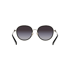 Coach HC7129 Sunglasses, Black/Grey Gradient, 54 mm