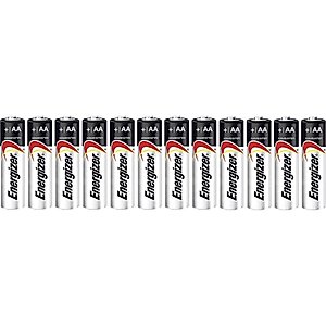 Energizer MAX Alkaline AA Batteries, 12 Pack
