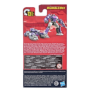 Transformers Toys Studio Series Core Class Bumblebee Shockwave Action Figure - Ages 8 and Up, 3.5-inch