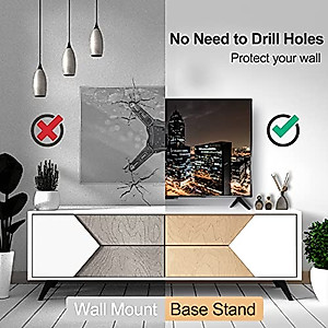 Maozhren TV Stand Base for Hisense TV Legs, Base Stand for Hisense 32" 40" 43" Smart TV, for 32H4030F 32H4F 32H4F5 32H4030F1 40H4030F 43H4030F, TV Stand Legs for Hisense with Screws and Instructions