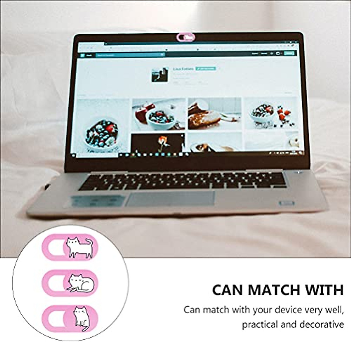 OSALADI Computer Camera USB Camera 3pcs Webcam Cover Camera Blocker Laptop Camera Lens Slider Universal Webcam Lens Protector Lens Privacy Cover Webcam Lens Cap Shutter Computer Camera USB Camera