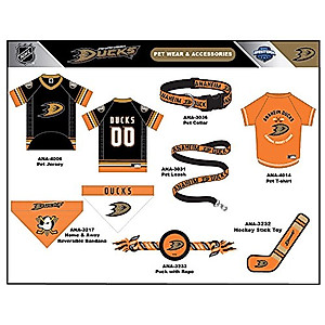 NHL Anaheim Ducks Tee Shirt for Dogs & Cats, Small. - Are You A Hockey Fan? Let Your Pet Be An NHL Fan Too!