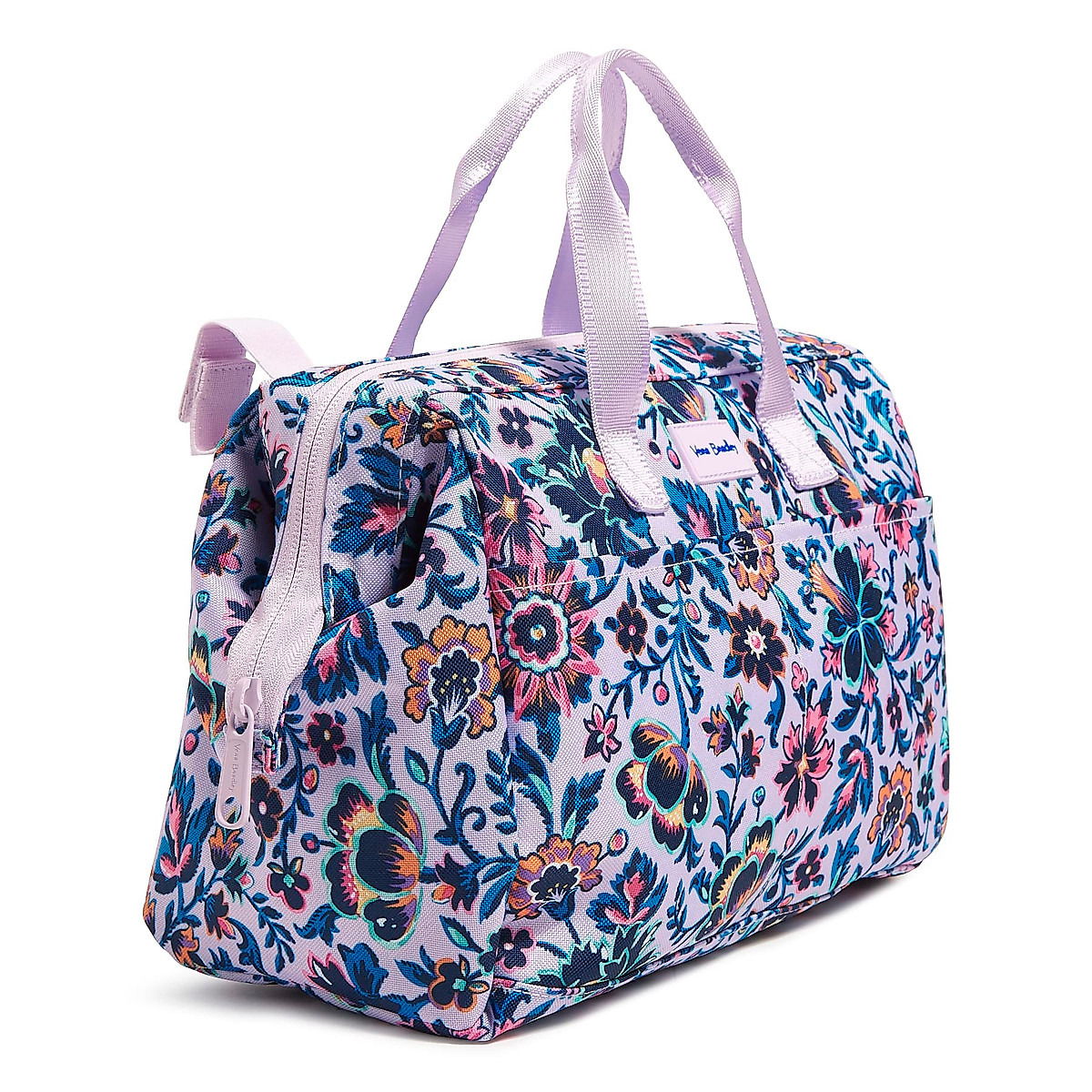 Vera Bradley Women's Recycled Lighten Up ReActive Bag Organizer, Cloud Vine Multi, One Size