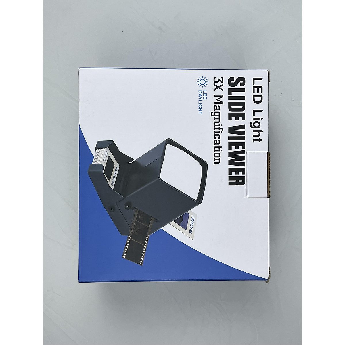 35mm Slide Viewer, Film Negative and Slide Viewer with 3X Magnification and LED Lighted Illuminated Viewing, USB Powered