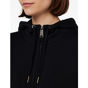 Carhartt Women's Clarksburg Full Zip Hoodie (Regular and Plus Sizes), black, X-Large