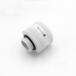 Barrow G1/4" to 14mm Hard Tubing Compression Fitting, White, 4-pack