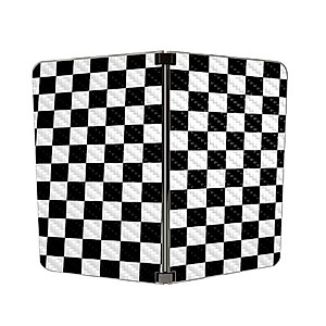 MightySkins Carbon Fiber Skin for Microsoft Surface Duo - Check | Protective, Durable Textured Carbon Fiber Finish | Easy to Apply, Remove, and Change Styles | Made in The USA