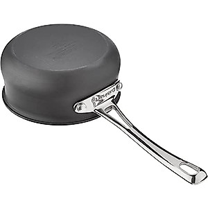 Cuisinart Contour Hard Anodized 1-Quart Saucepan with Cover,Black