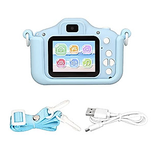 Kids Digital Camera, Kids Selfie Camera 2.0 inch Support 32G Memory Card Cute for Children