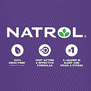 Natrol Melatonin 5 mg with Vitamin B-6 10 mg Time Release Sleep Aid Tablets, 100 Servings, Fall Asleep Faster & Stay Asleep Longer, Controlled Release, Drug Free Dietary Supplement, (Pack of 2)