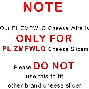 PL ZMPWLQ Original Cheese Slicer Wire, 5 PCS Replacement Wire for Cheese Slicer Cheese Cutter (NOT FOR OTHER Cheese Slicer)
