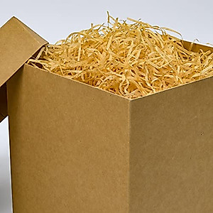 Square Gift Boxes with Lids Set of 4, Brown Kraft Gift Box with Ribbon, (8.7 Inch Medium), Presents Packing, Birthday, Wedding Party Favor Boxes.