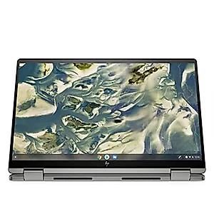 HP Chromebook x360-14c-cc0010ca 14" 2-1 FHD Touchscreen IPS Backlit, Intel Core i3-1115G4, 8GB RAM, 128GB SSD, Mineral Silver, French Canadian Keyboard, ChromeOS (Renewed)