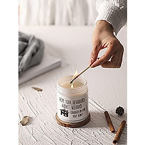 Housewarming Gifts for New Home, Housewarming Scented Candle, New House, Moving, New Homeowner Gift Idea (White)