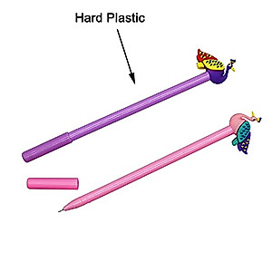 Maydahui 12PCS Peacock Shaped Rollerball Pens Cute Cartoon Animal Pen Black Gel Ink Smooth Writing for Girls Women Valentine's Day