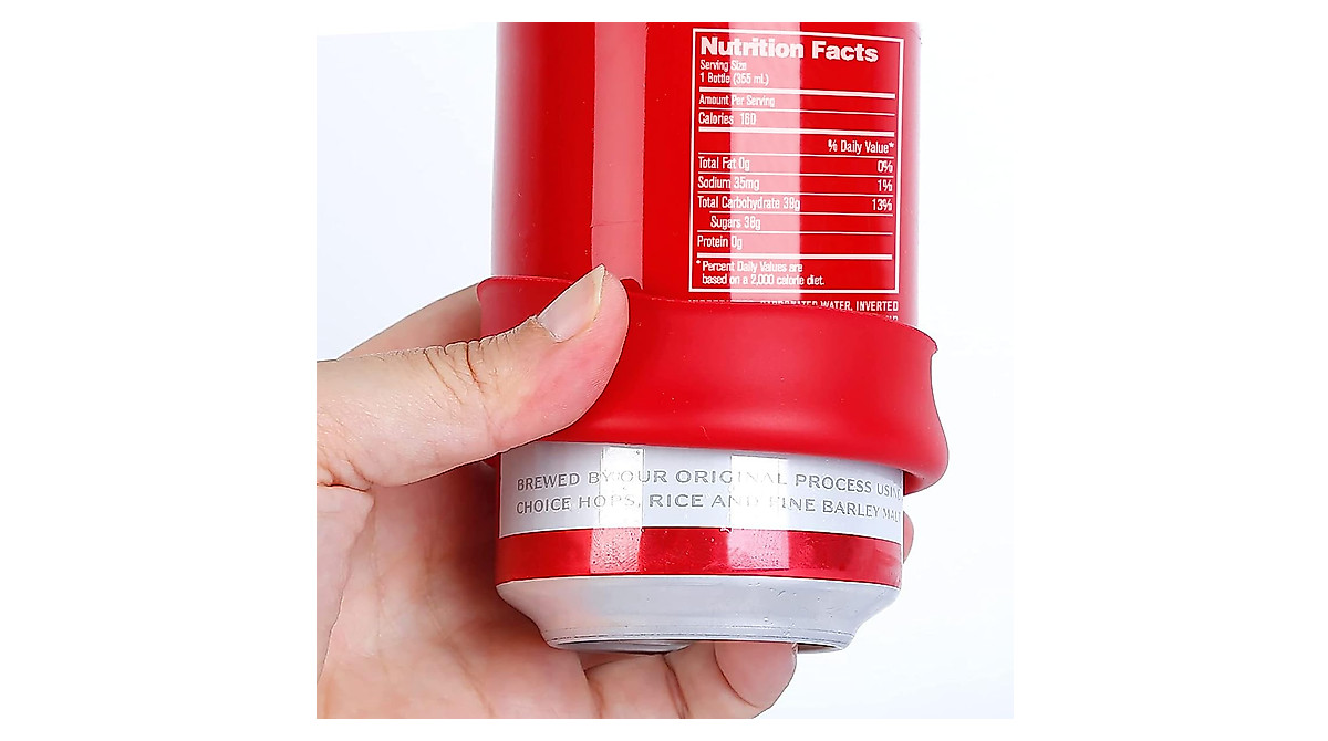 Silicone Can Covers 4-Pack | Discreet Soda Can Wraps for 12oz Cans