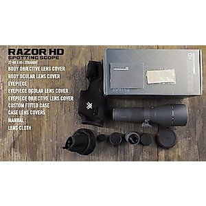 Vortex Optics Razor HD Spotting Scope 27-60x85 Straight , dark grey