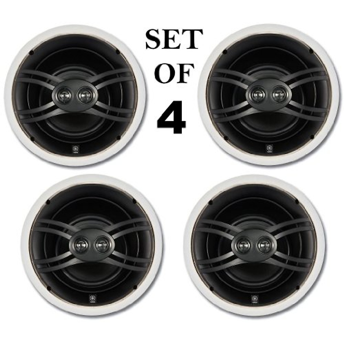 Sony HD Digital Cinematic Sound 770 Watts 7.1 Channel 3D A/V Receiver + Yamaha Custom Easy-to-Install Natural Sound in-Ceiling 3-Way 100 watts Speaker (Set of 4) with Dual Twee