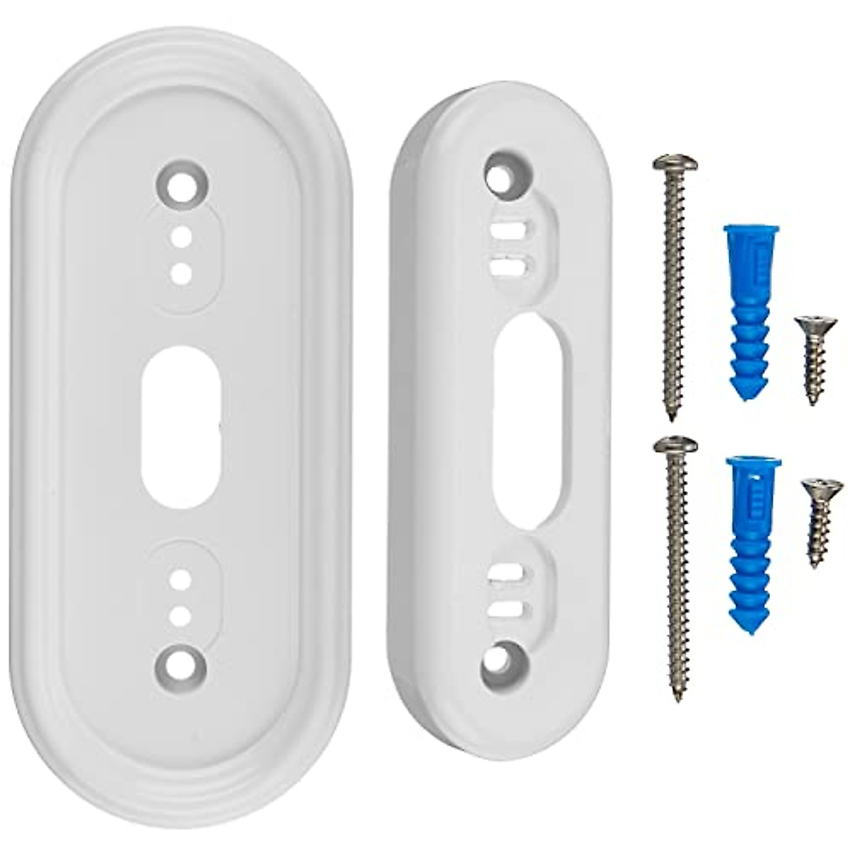 AirTech Home Automation Wedge Extender Kit Mount Compatible with Nest Hello 1st Generation, White Classic Pill Made for Nest Hello, Outdoor use.