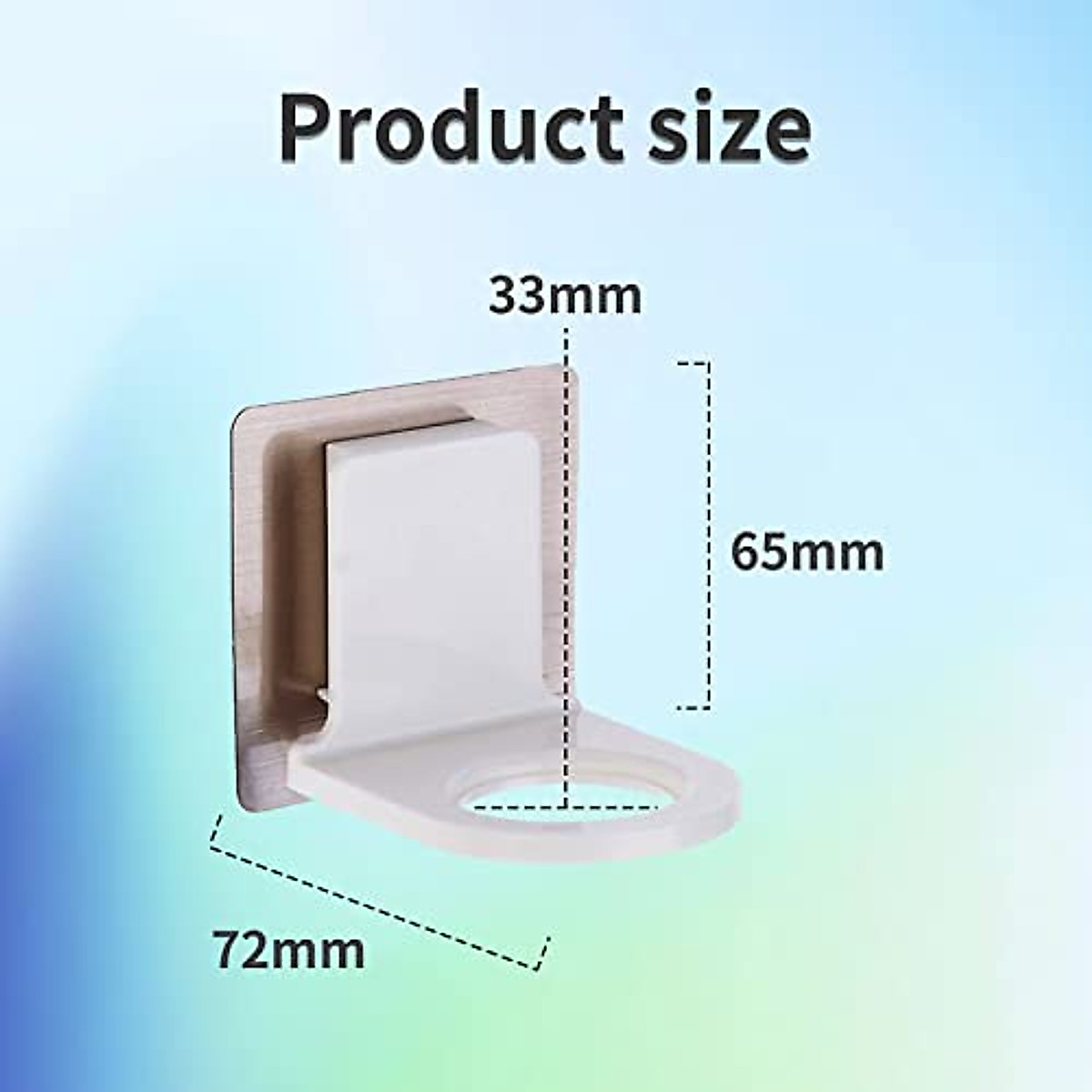 Shampoo Holder for Shower Wall Gel Bottle Rack Hook Self Adhesive Wall Mounted Magic Paste Shampoo Suction Wall Type Seamless Hook(3 Pieces)