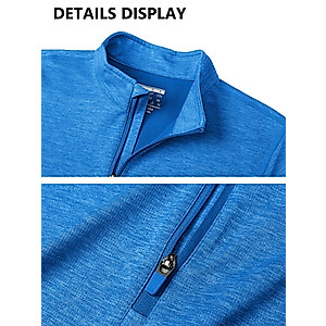 MAGCOMSEN Uv Protection Shirts for Women Long Sleeve Shirts Women Summer Shirts Running Shirts Workout Athletic Shirts Sea Blue L