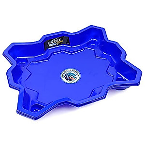 Aimoly Stadium Battle Arena Compatible with Battling Tops Game (Blue)