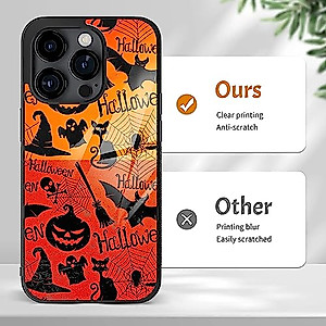 Cute Halloween Phone Cases Cool Cover for iPhone 11 12 13 14 Pro Max Plus Mini Xr Xs| Samsung Note 7 8 9 10 20 S21 S22 S23 Ultra Plus| Moto Edge 20 Pro Lite| Pixel 4 5 6 7 Pro (Spider Web)