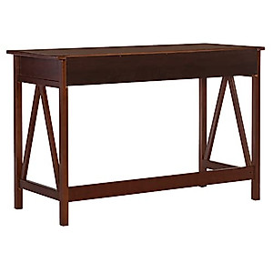Linon Home Dcor Linon Home Decor Antique Tobacco Titian, 45.98" x 20" x 30" Desk,