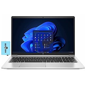 HP ProBook 455 G9 15.6" 60Hz FHD IPS Laptop (AMD Ryzen 5 5625U 6-Core, 8GB RAM, 1TB PCIe SSD, AMD Radeon, Backlit KB, WiFi 6, Bluetooth 5.2, Ethernet LAN (RJ-45), HD Webcam, Win 11 Pro) with Hub