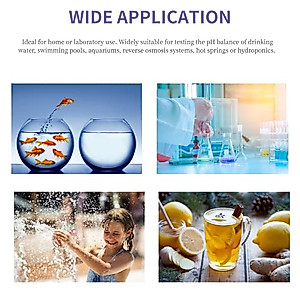 Jectse PH Meter for Water, Waterproof Digital PH Meter with Screwdriver, Portable PH Tester Pen Water Quality Tester for Aquarium Hydroponics Swimming Pool