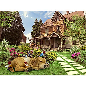 By Mark & Margot Gnome Fairy Statue Garden Decorations Sleeing Dog Gnomes Faires Outside Or Inside Home Decore