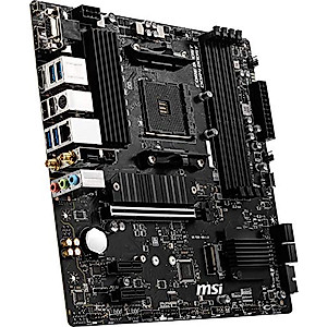 MSI B550M PRO-VDH WiFi ProSeries Motherboard (AMD AM4, DDR4, PCIe 4.0, SATA 6Gb/s, M.2, USB 3.2 Gen 1, Wi-Fi, D-SUB/HDMI/DP, Micro-ATX)