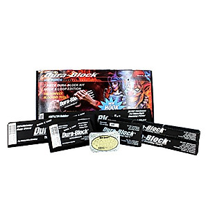 Dura-Block AF44HL Hook & Loop Black 7-Piece Sanding Block Set
