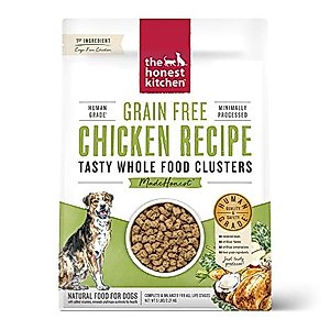 The Honest Kitchen Whole Food Clusters Grain Free Chicken Dry Dog Food, 5 lb Bag