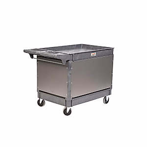 JET PUC-3725 Resin Utility Cart with JT1-126 LOAD-N-LOCK Security System