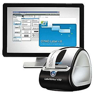 DYMO 1752264 LabelWriter Printer, 2 3/10-Inch Labels, 51 Labels/Min, 5w x 7 2/5d x 5 1/5h