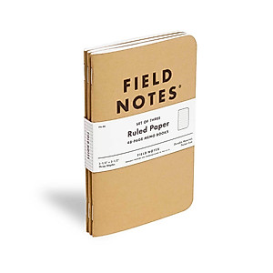 Field Notes: Original Kraft 3-Pack - Ruled Paper - 48 Pages - 3.5" x 5.5"