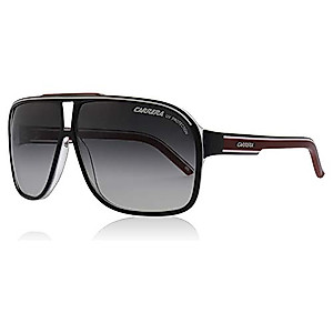 Carrera Grand Prix 2 T4O Black/White/Red Grand Prix 2 Square Pilot Sunglass