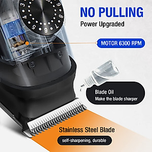 SUPRENT Beard Trimmer for Men Waterproof, IPX7 Professional Mustache Trimmer, 39 Built-in Adjustable Precise Lengths, Cordless USB C Rechargeable & LED Display