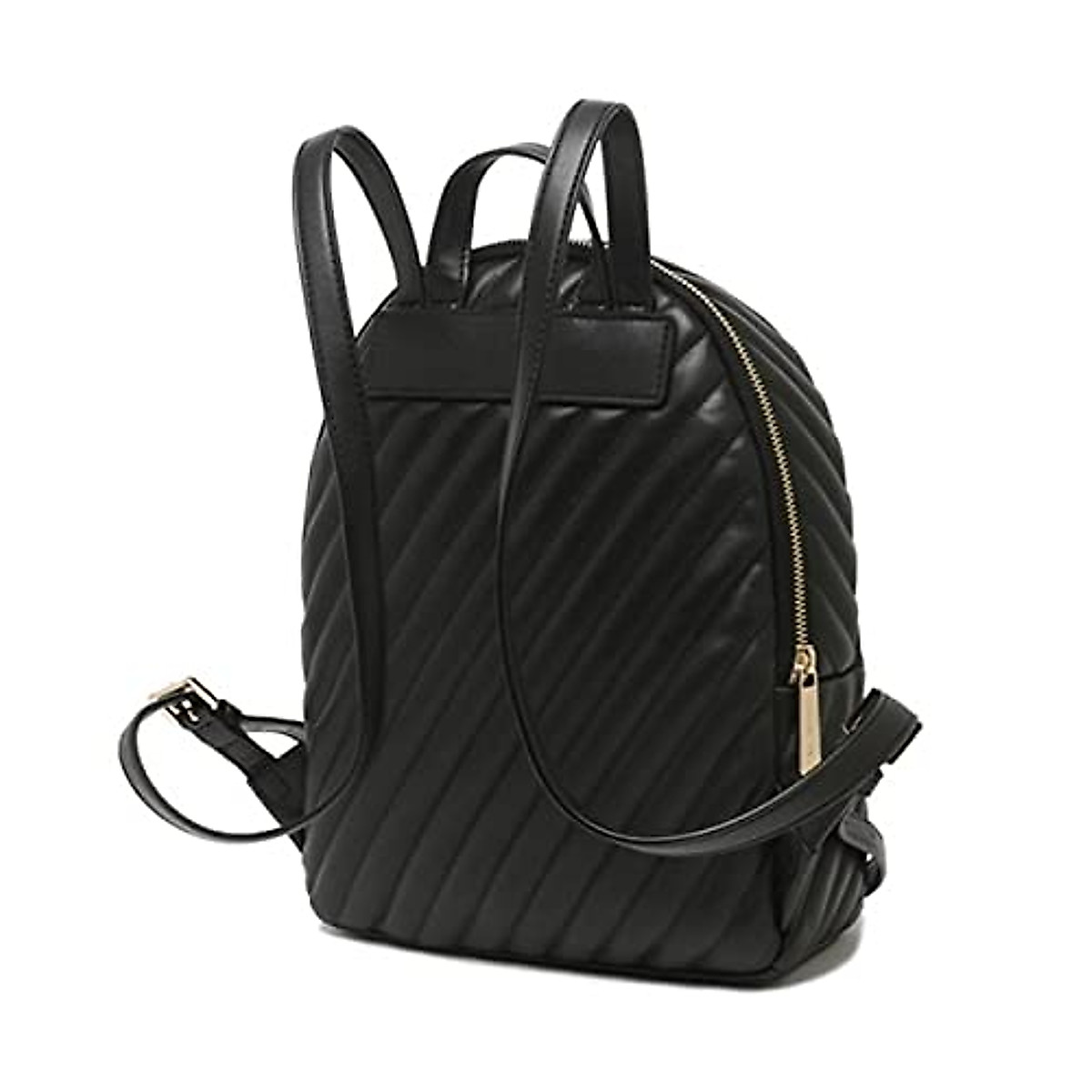 Michael Kors Erin Medium Quilted Women's Backpack (Black / Gold)
