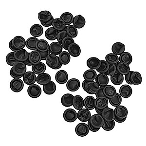 ARTIBETTER 100PCS Gel Finger Cover Silicone Finger Cots Finger Protector Thumb Cap Toe Fingertips Covers for Trigger Finger Finger Cracking Finger