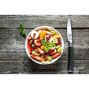 Brooklyn Knife Co. Paring Knife - Japanese Seigaiha Series - Etched High Carbon Steel 3.5-Inch