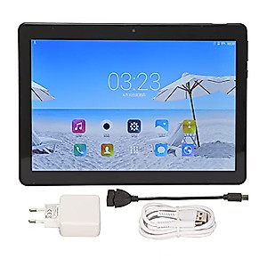 Luqeeg 10.1in Tablet - 1GB RAM 16GB Storage, 8 Quad Core IPS HD Touchscreen Tablet Tablet Electronics with Dual SIM and Triple Cameras 3G Phone Tablet PC HD Tablet, 6000mAh Battery (US)