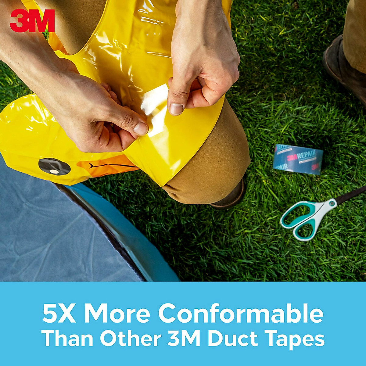 3M Clear Repair Tape, 1.88 inch by 20 yards (Pack of 2)