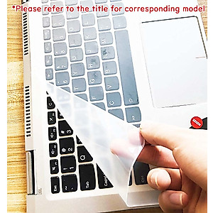 Puccy 2 Pack Film Protector, Compatible with IO Data I O LCD-CF161XDB-M 15.6" Silicone Keyboard Film Guard Cover （ Not Tempered Glass Screen Protectors ） New Version