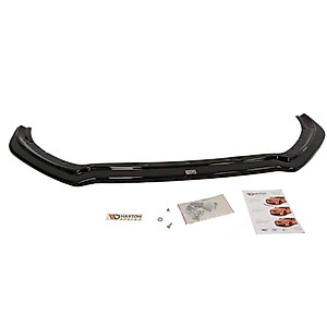 Front Bumper Lip Spoiler V4 Compatible with Ford Focus 3 RS (2015 -) Maxton Design Splitter